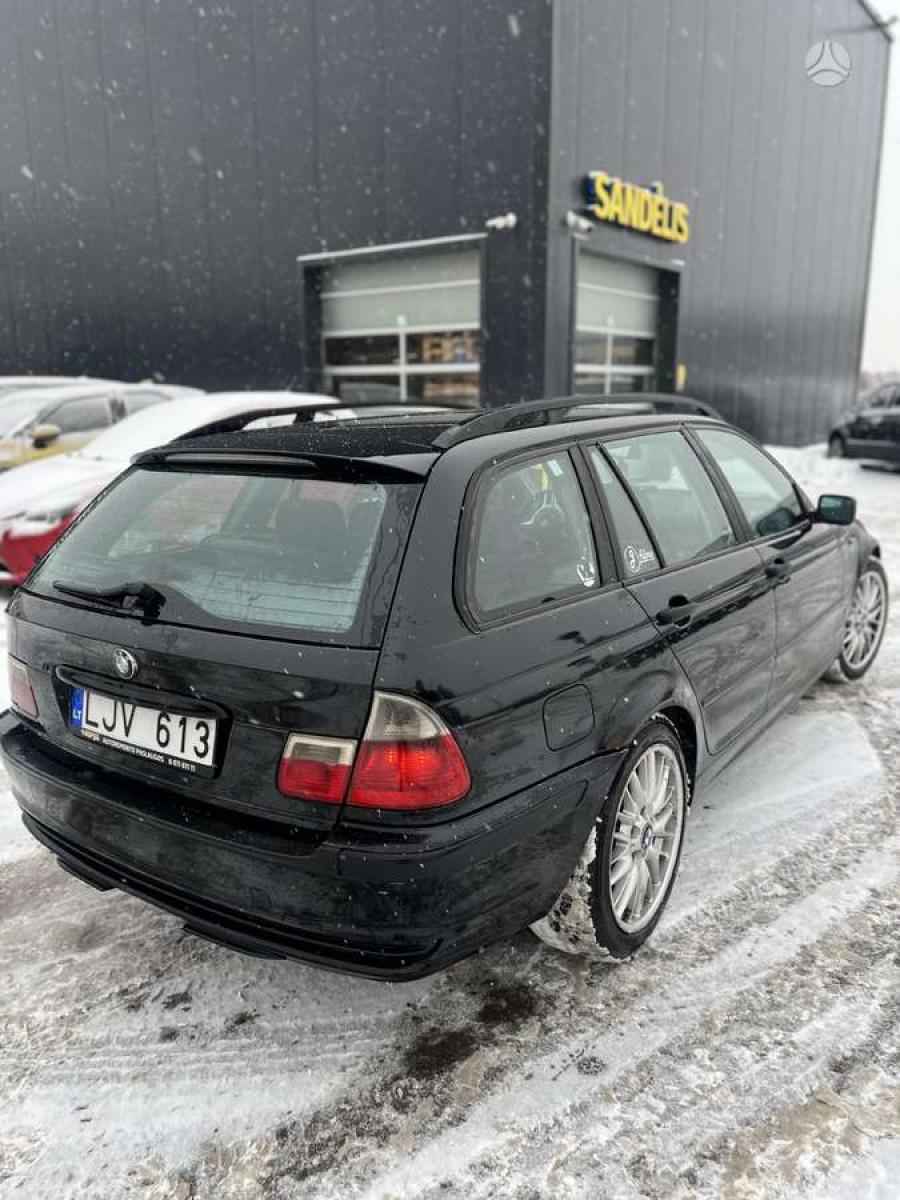 Melns BMW 320 2003 Viļņa, ar dzinēja tilpumu 2.00 L un nobraukumu 318 tūkst. km par 1499 €, foto 3 vietnē AUTOMOTO.COM.LV