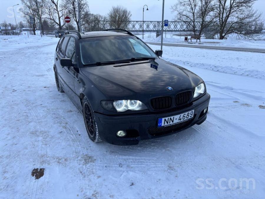 Black BMW 320 2003 in Kraslava, with an engine capacity of 2.00 L and mileage of 456 thousand km for 3200 €, photo 1 on AUTOMOTO.COM.LV