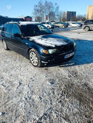 Black BMW 320 2003 in Kaunas, with an engine capacity of 2.00 L and mileage of 350 thousand km for 1300 €, photo 2 on AUTOMOTO.COM.LV