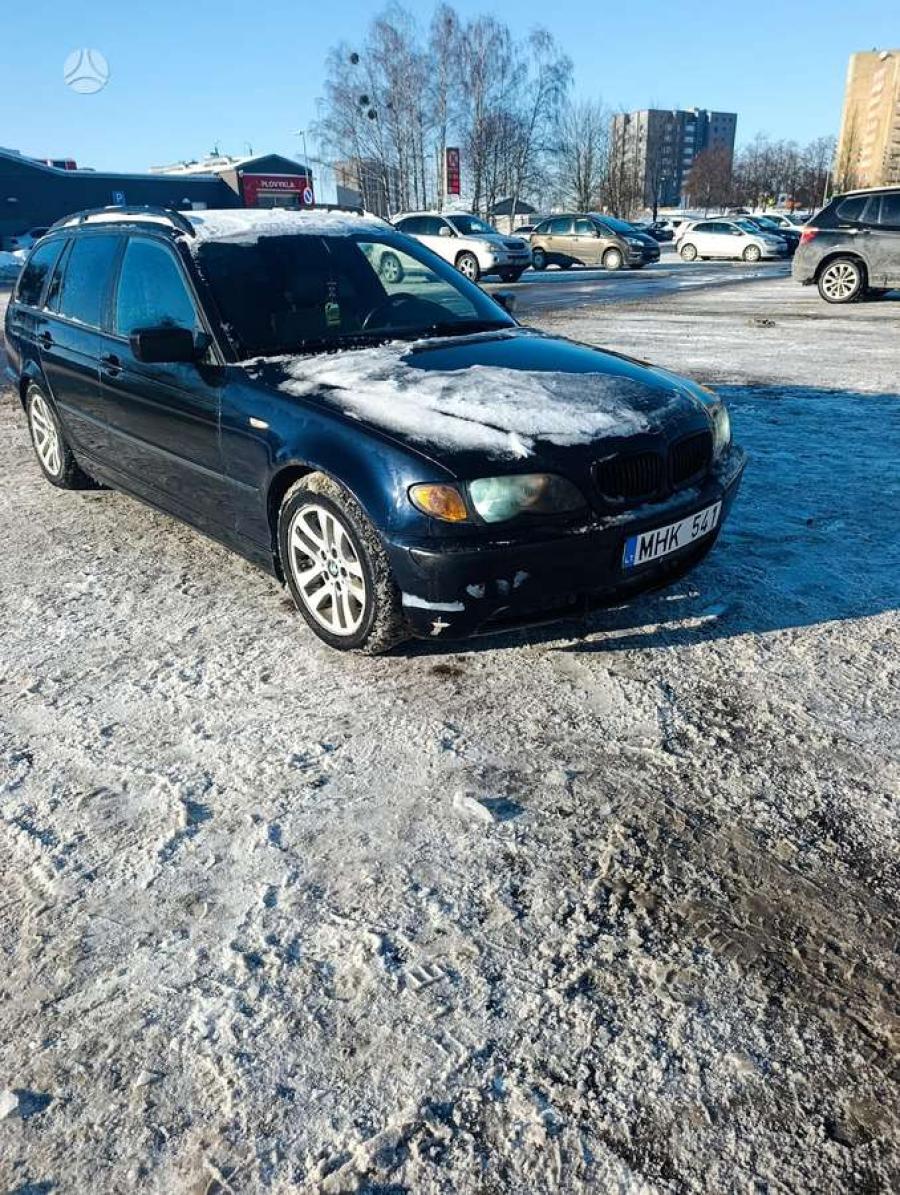 Black BMW 320 2003 in Kaunas, with an engine capacity of 2.00 L and mileage of 350 thousand km for 1300 €, photo 2 on AUTOMOTO.COM.LV