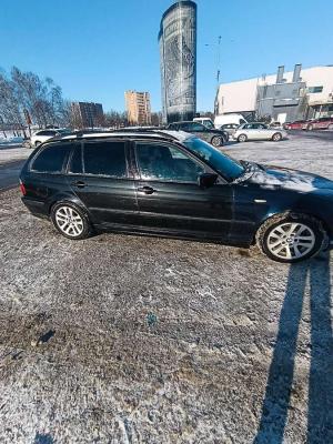 Black BMW 320 2003 in Kaunas, with an engine capacity of 2.00 L and mileage of 350 thousand km for 1300 €, photo 3 on AUTOMOTO.COM.LV