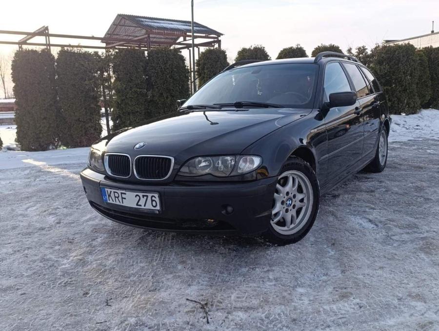 Black BMW 320 2003 in Alytus, with an engine capacity of 2.00 L and mileage of 278 thousand km for 1630 €, photo 1 on AUTOMOTO.COM.LV