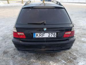 Black BMW 320 2003 in Alytus, with an engine capacity of 2.00 L and mileage of 278 thousand km for 1630 €, photo 9 on AUTOMOTO.COM.LV