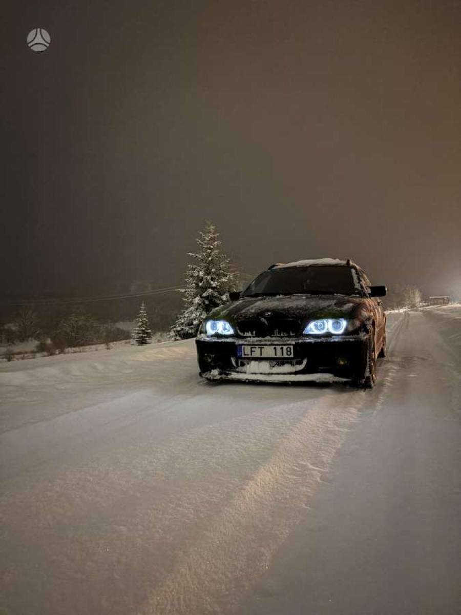 Black BMW 320 2003 in Panevezys, with an engine capacity of 2.00 L and mileage of 605 thousand km for 1000 €, photo 7 on AUTOMOTO.COM.LV