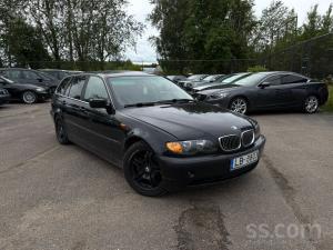 Black BMW 320 2003 in Riga, with an engine capacity of 2.20 L and mileage of 0 thousand km for 1290 €, photo 3 on AUTOMOTO.COM.LV