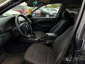 Black BMW 320 2003 in Riga, with an engine capacity of 2.20 L and mileage of 0 thousand km for 1290 €, photo 6 on AUTOMOTO.COM.LV
