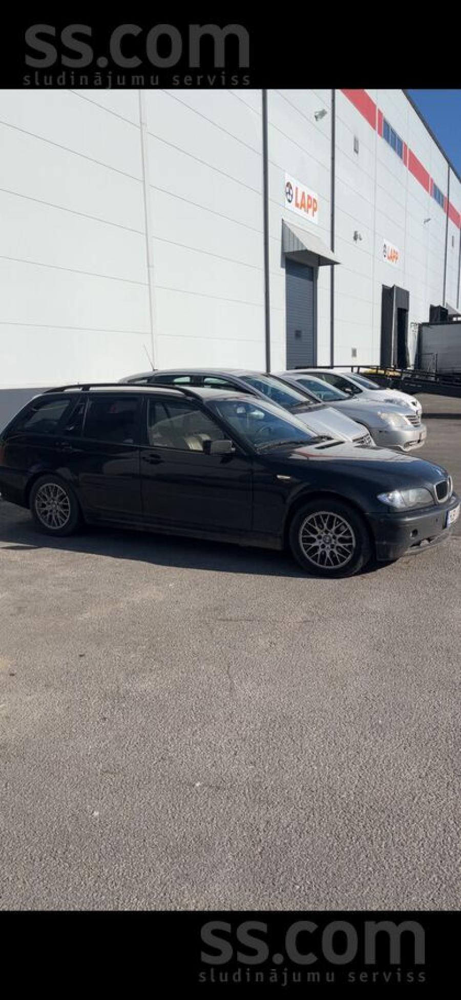 Black BMW 320 2003 in Riga, with an engine capacity of 2.00 L and mileage of 376 thousand km for 1800 €, photo 3 on AUTOMOTO.COM.LV