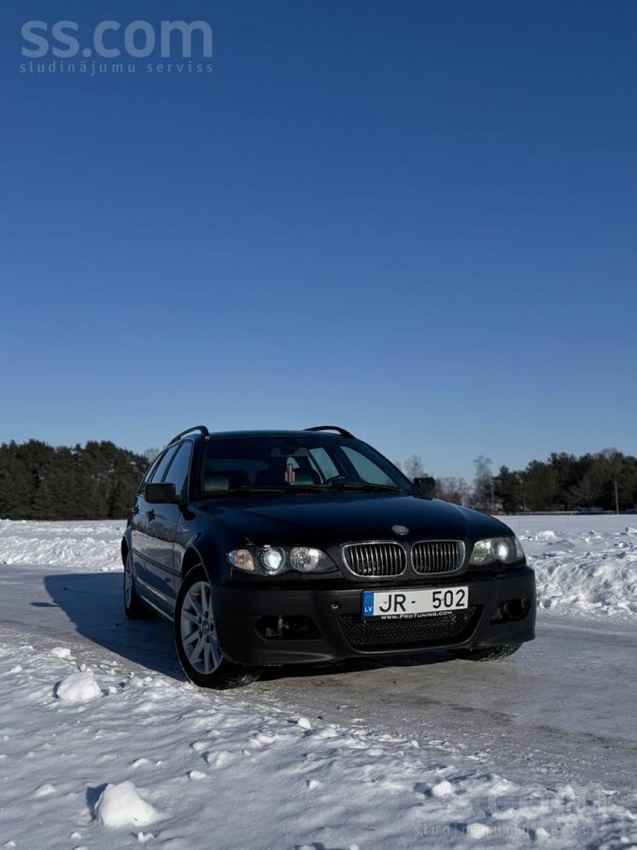 Melns BMW 320 2003 Liepāja, ar dzinēja tilpumu 2.00 L un nobraukumu 445 tūkst. km par 2000 €, foto 1 vietnē AUTOMOTO.COM.LV