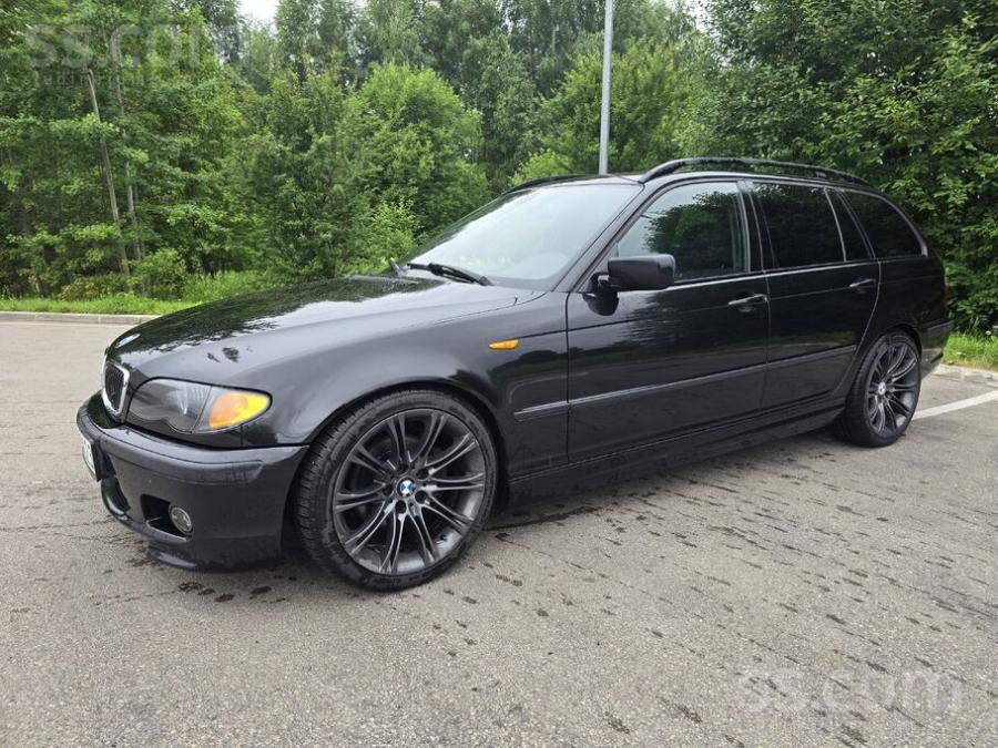 Black BMW 320 2003 in Riga, with an engine capacity of 2.00 L and mileage of 311 thousand km for 2750 €, photo 3 on AUTOMOTO.COM.LV