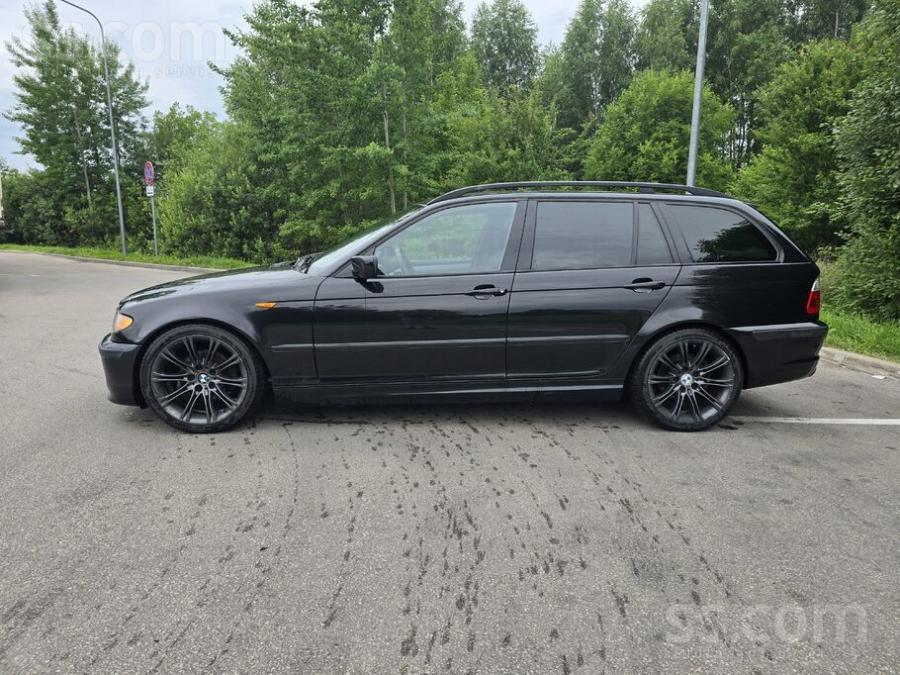 Black BMW 320 2003 in Riga, with an engine capacity of 2.00 L and mileage of 311 thousand km for 2750 €, photo 4 on AUTOMOTO.COM.LV