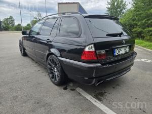 Black BMW 320 2003 in Riga, with an engine capacity of 2.00 L and mileage of 311 thousand km for 2750 €, photo 5 on AUTOMOTO.COM.LV