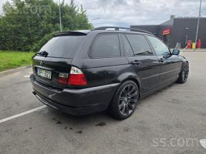 Black BMW 320 2003 in Riga, with an engine capacity of 2.00 L and mileage of 311 thousand km for 2750 €, photo 6 on AUTOMOTO.COM.LV