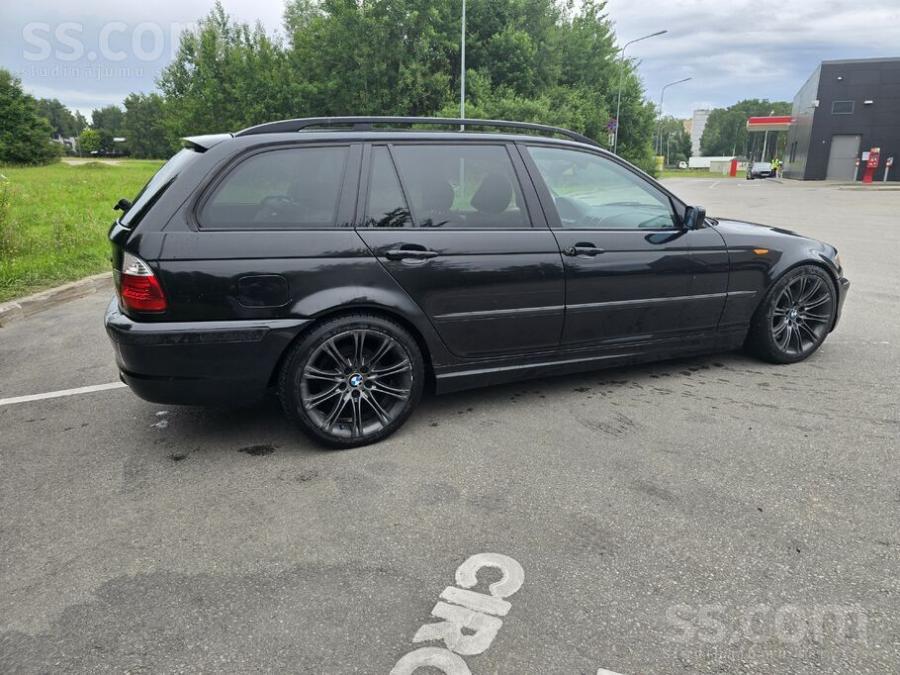 Black BMW 320 2003 in Riga, with an engine capacity of 2.00 L and mileage of 311 thousand km for 2750 €, photo 7 on AUTOMOTO.COM.LV