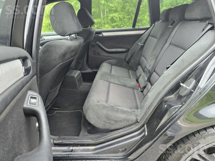 Black BMW 320 2003 in Riga, with an engine capacity of 2.00 L and mileage of 311 thousand km for 2750 €, photo 10 on AUTOMOTO.COM.LV
