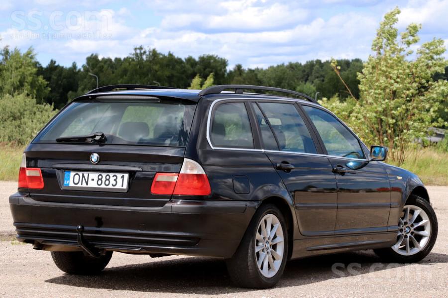 Черный БМВ 320 2003 в Тукумс, объемом двигателя 2.00 л и пробегом 376 тыс. км за 2590 €, фото 4 на AUTOMOTO.COM.LV