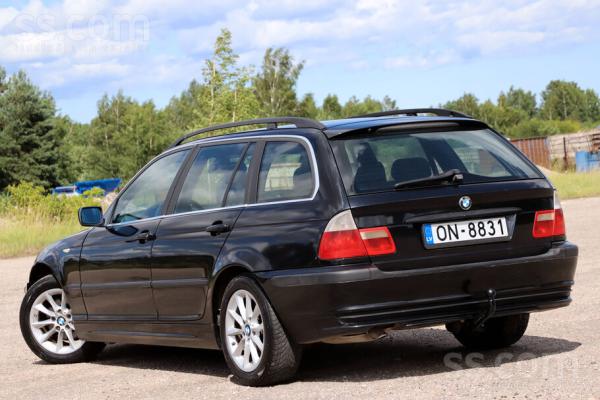 Black BMW 320 2003 in Tukums, with an engine capacity of 2.00 L and mileage of 376 thousand km for 2590 €, photo 4 on AUTOMOTO.COM.LV