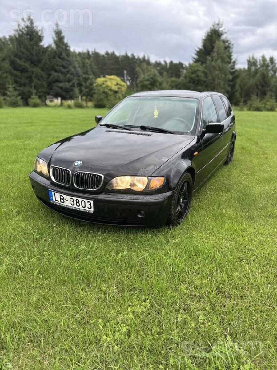 Melns BMW 320 2003 Rīga, ar dzinēja tilpumu 2.20 L un nobraukumu 370 tūkst. km par 850 €, foto 1 vietnē AUTOMOTO.COM.LV