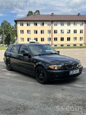 Black BMW 320 2003 in Riga, with an engine capacity of 2.20 L and mileage of 350 thousand km for 1850 €, photo  on AUTOMOTO.COM.LV