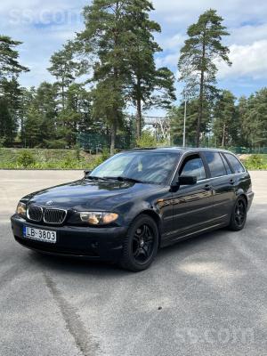 Black BMW 320 2003 in Riga, with an engine capacity of 2.20 L and mileage of 350 thousand km for 1850 €, photo 3 on AUTOMOTO.COM.LV