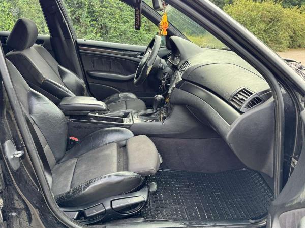 Black BMW 320 2003 in Vilnius, with an engine capacity of 2.00 L and mileage of 400 thousand km for 900 €, photo 8 on AUTOMOTO.COM.LV