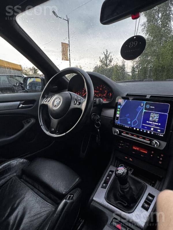 Black BMW 320 2003 in Riga, with an engine capacity of 2.00 L and mileage of 450 thousand km for 2300 €, photo 7 on AUTOMOTO.COM.LV