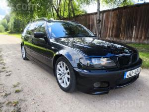 Black BMW 320 2003 in Valmiera, with an engine capacity of 2.00 L and mileage of 410 thousand km for 1750 €, photo 4 on AUTOMOTO.COM.LV