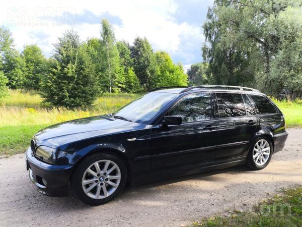 Black BMW 320 2003 in Valmiera, with an engine capacity of 2.00 L and mileage of 410 thousand km for 1750 €, photo 4 on AUTOMOTO.COM.LV