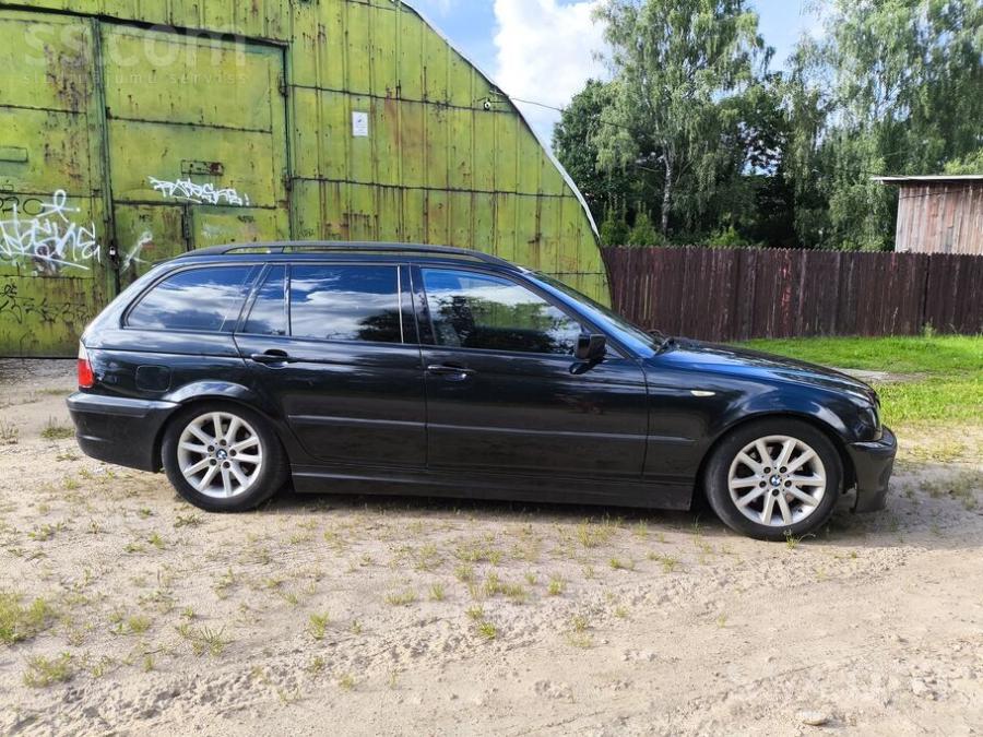 Black BMW 320 2003 in Valmiera, with an engine capacity of 2.00 L and mileage of 410 thousand km for 1750 €, photo 10 on AUTOMOTO.COM.LV