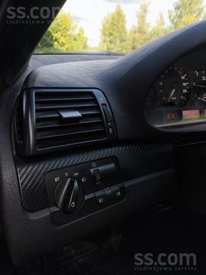 Black BMW 320 2003 in Valmiera, with an engine capacity of 2.00 L and mileage of 410 thousand km for 1750 €, photo 13 on AUTOMOTO.COM.LV