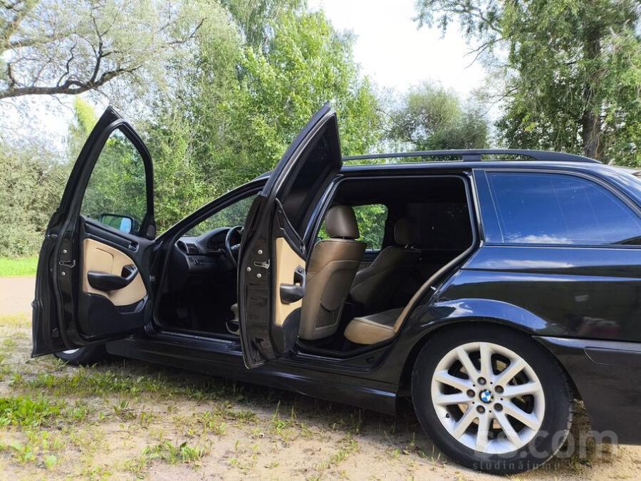 Black BMW 320 2003 in Valmiera, with an engine capacity of 2.00 L and mileage of 410 thousand km for 1750 €, photo 14 on AUTOMOTO.COM.LV