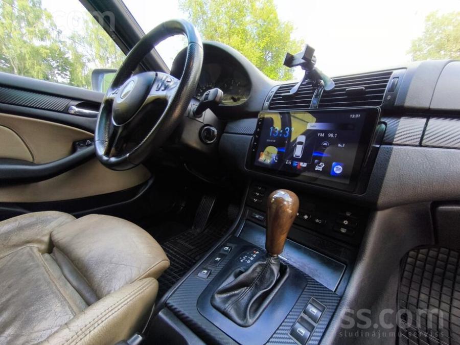 Black BMW 320 2003 in Valmiera, with an engine capacity of 2.00 L and mileage of 410 thousand km for 1750 €, photo 18 on AUTOMOTO.COM.LV
