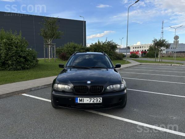 Black BMW 320 2003 in Riga, with an engine capacity of 2.00 L and mileage of 450 thousand km for 2190 €, photo 6 on AUTOMOTO.COM.LV
