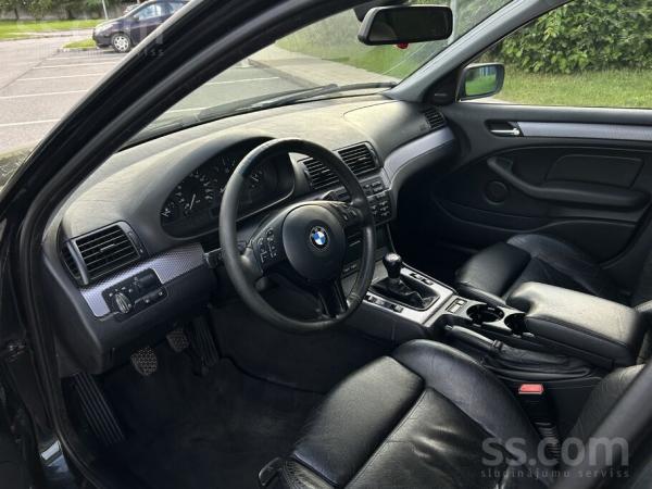 Black BMW 320 2003 in Riga, with an engine capacity of 2.00 L and mileage of 450 thousand km for 2190 €, photo 7 on AUTOMOTO.COM.LV