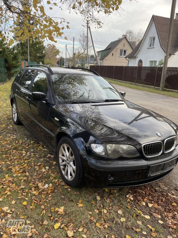 Black BMW 320 2003 in Vilkaviskis, with an engine capacity of 2.00 L and mileage of 328 thousand km for 1600 €, photo 5 on AUTOMOTO.COM.LV
