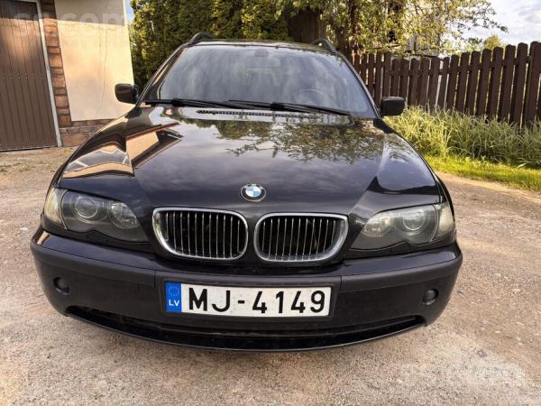 Black BMW 320 2004 in Gulbene, with an engine capacity of 2.00 L and mileage of 309 thousand km for 1200 €, photo 3 on AUTOMOTO.COM.LV