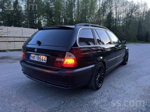 Black BMW 320 2004 in Riga, with an engine capacity of 2.00 L and mileage of 410 thousand km for 1699 €, photo 4 on AUTOMOTO.COM.LV