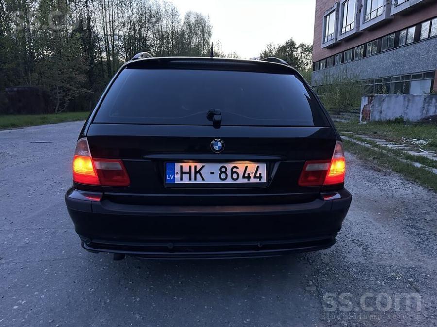 Black BMW 320 2004 in Riga, with an engine capacity of 2.00 L and mileage of 410 thousand km for 1699 €, photo 6 on AUTOMOTO.COM.LV