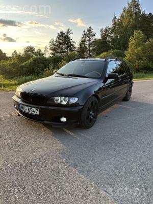 Black BMW 320 2004 in Aizkraukle, with an engine capacity of 2.00 L and mileage of 457 thousand km for 2300 €, photo 2 on AUTOMOTO.COM.LV