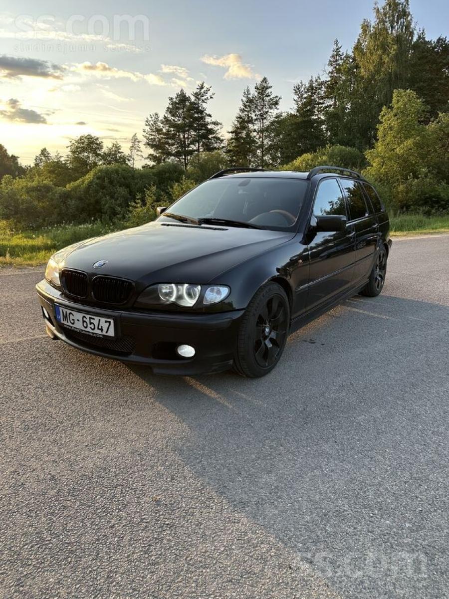 Black BMW 320 2004 in Aizkraukle, with an engine capacity of 2.00 L and mileage of 457 thousand km for 2300 €, photo 2 on AUTOMOTO.COM.LV