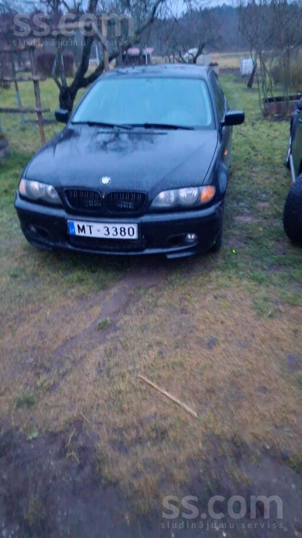 Black BMW 320 2004 in Madona, with an engine capacity of 2.00 L and mileage of 429 thousand km for 2200 €, photo 3 on AUTOMOTO.COM.LV
