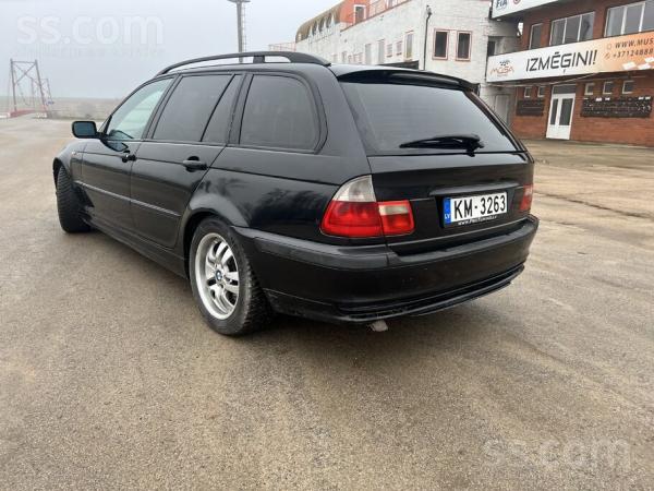 Black BMW 320 2004 in Riga, with an engine capacity of 2.00 L and mileage of 411 thousand km for 1666 €, photo 4 on AUTOMOTO.COM.LV