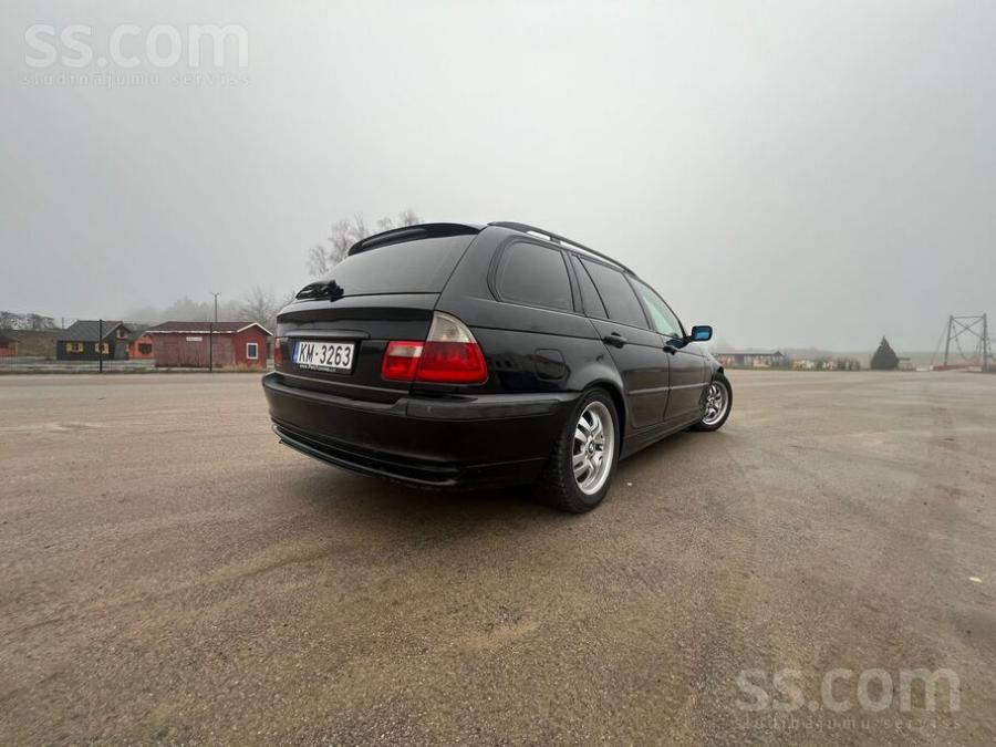 Black BMW 320 2004 in Riga, with an engine capacity of 2.00 L and mileage of 420 thousand km for 1400 €, photo 5 on AUTOMOTO.COM.LV