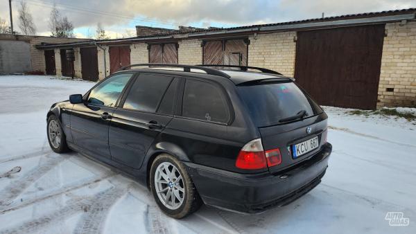 Black BMW 320 2004 in Moletai, with an engine capacity of 2.00 L and mileage of 630 thousand km for 900 €, photo 6 on AUTOMOTO.COM.LV