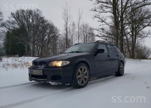 Black BMW 320 2004 in Aizkraukle, with an engine capacity of 2.00 L and mileage of 313 thousand km for 2900 €, photo  on AUTOMOTO.COM.LV