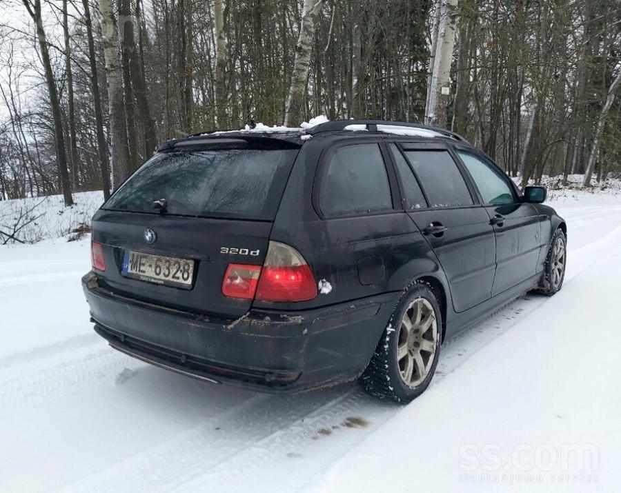 Melns BMW 320 2004 Aizkraukle, ar dzinēja tilpumu 2.00 L un nobraukumu 313 tūkst. km par 2900 €, foto 4 vietnē AUTOMOTO.COM.LV
