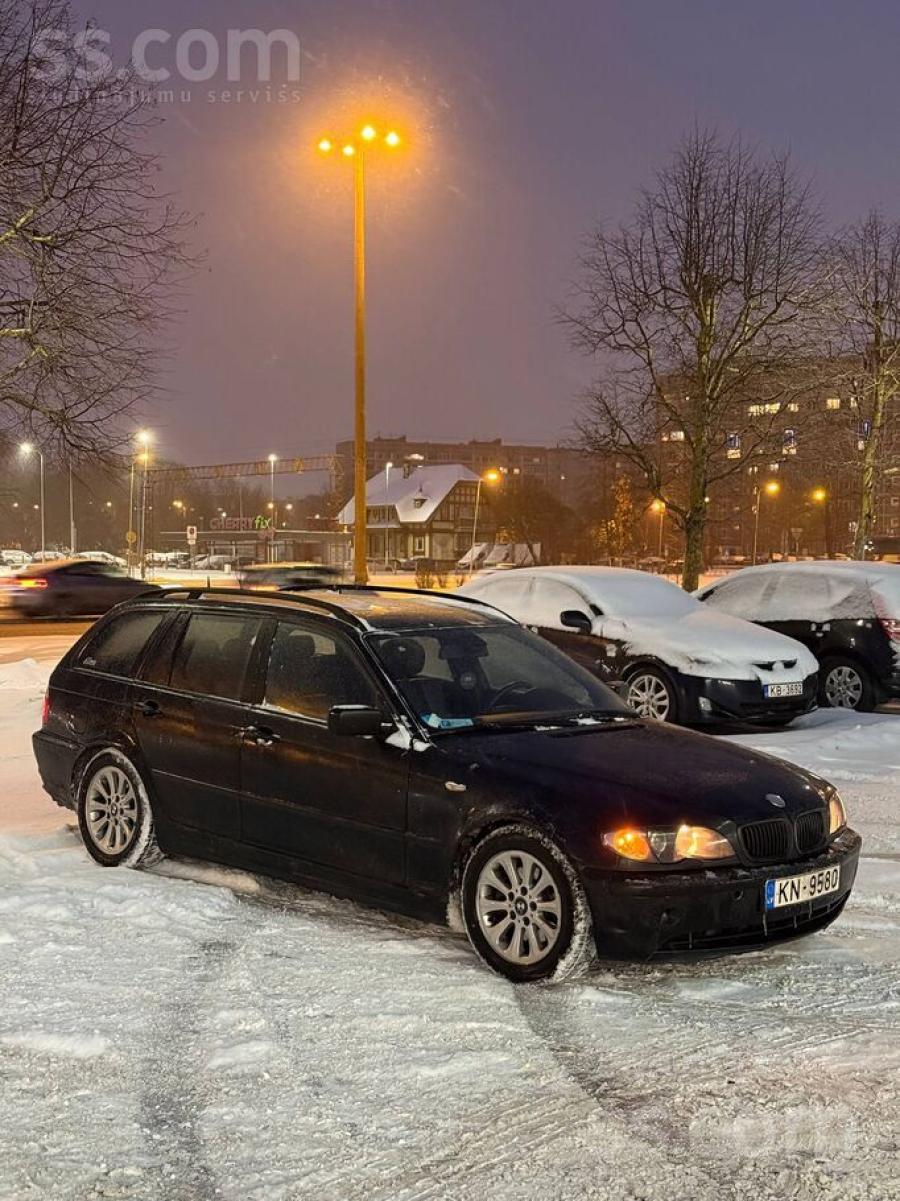 Black BMW 320 2004 in Riga, with an engine capacity of 2.00 L and mileage of 356 thousand km for 3000 €, photo 4 on AUTOMOTO.COM.LV