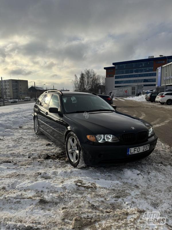 Black BMW 320 2004 in Vilnius, with an engine capacity of 2.00 L and mileage of 340 thousand km for 1450 €, photo 1 on AUTOMOTO.COM.LV