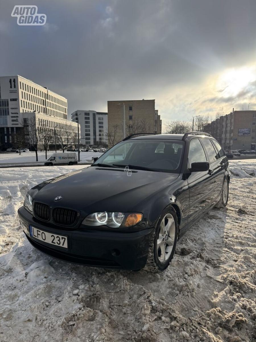 Black BMW 320 2004 in Vilnius, with an engine capacity of 2.00 L and mileage of 340 thousand km for 1450 €, photo 2 on AUTOMOTO.COM.LV
