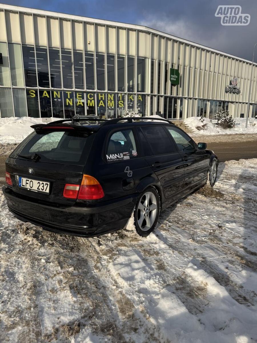 Black BMW 320 2004 in Vilnius, with an engine capacity of 2.00 L and mileage of 340 thousand km for 1450 €, photo 5 on AUTOMOTO.COM.LV