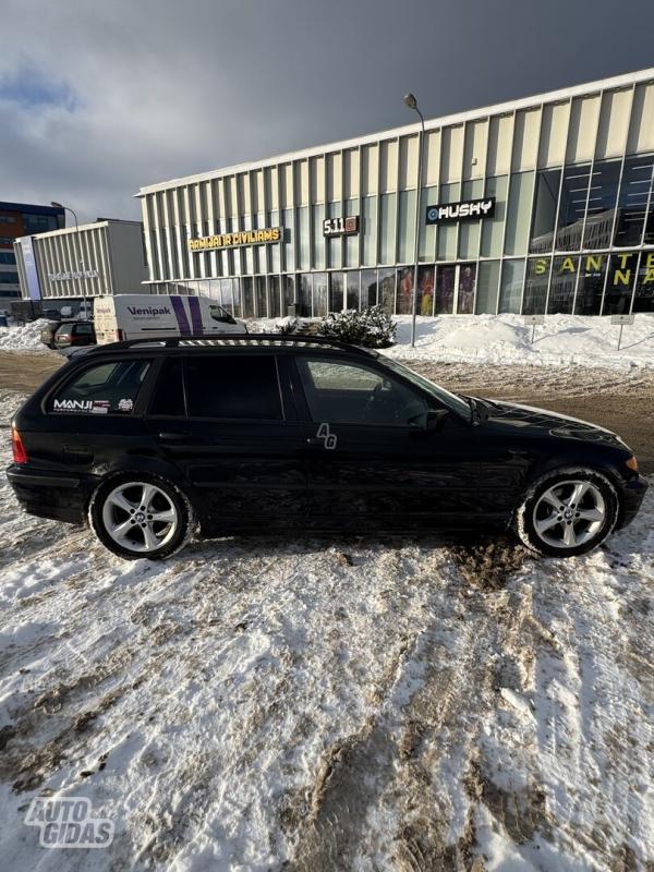 Black BMW 320 2004 in Vilnius, with an engine capacity of 2.00 L and mileage of 340 thousand km for 1450 €, photo 7 on AUTOMOTO.COM.LV